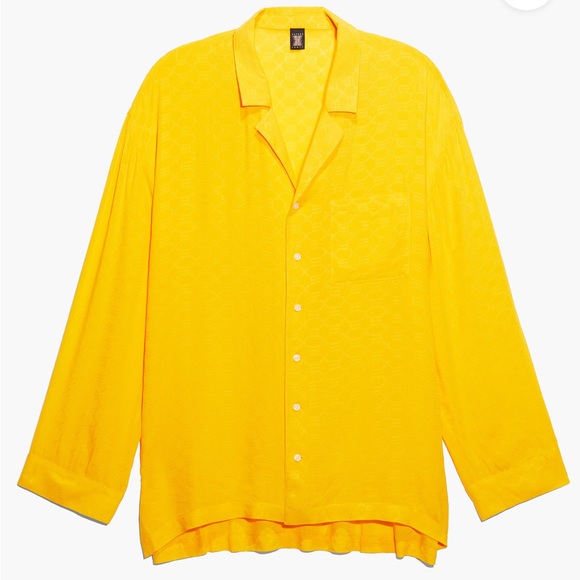 Savage X Fenty | Shirts | Savage X Fenty Monogram Voile Sleep Shirt ...